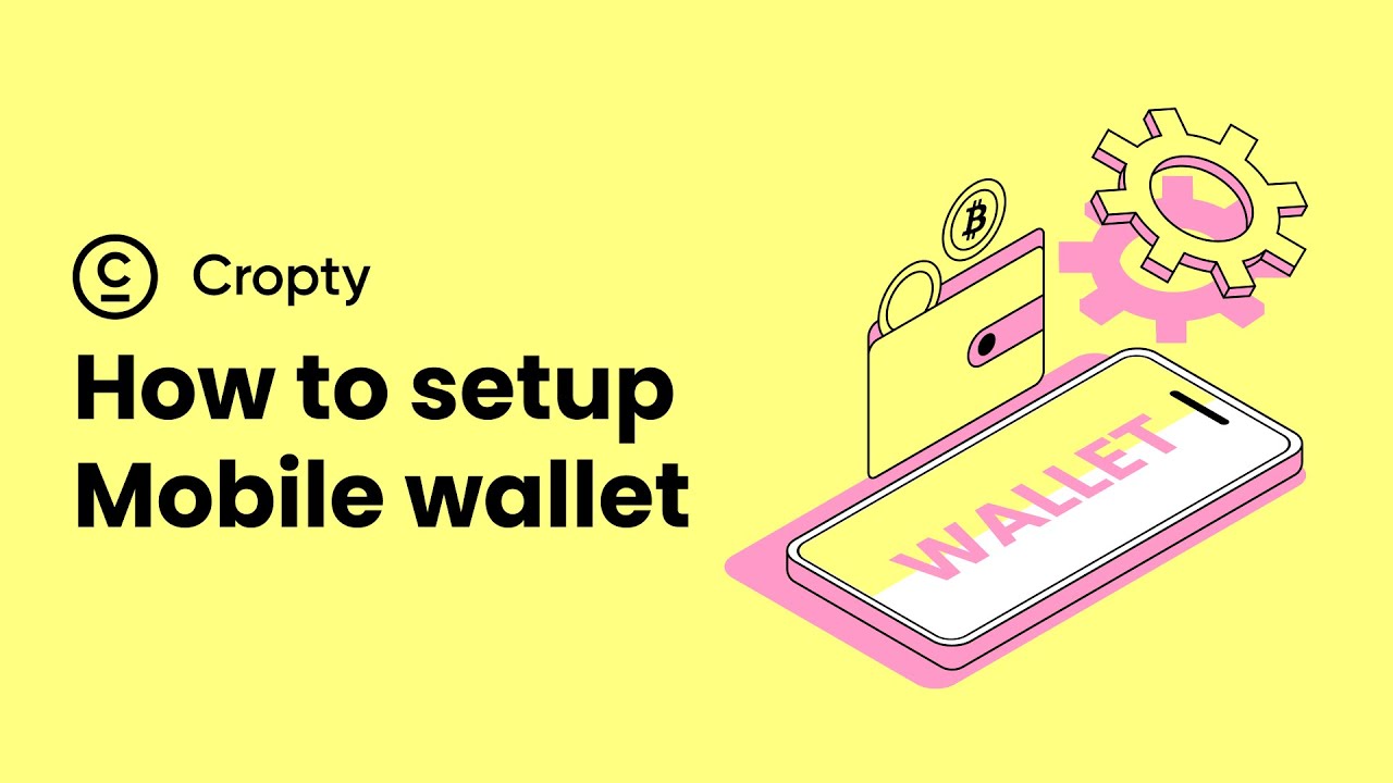 How to setup a mobile cryptocurrency wallet - YouTube