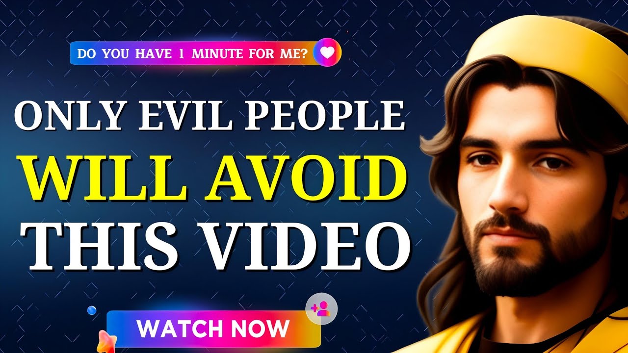 🛑 LORD SAYS, "ONLY EVIL PEOPLE WILL AVOID THIS VIDEO"🙂 - Urgent God ...