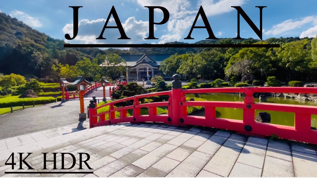One of the Most Beautiful Shinto Shrine |Sasebo-Nagasaki Japan Walk Tour| Japan Walk Tour # ...