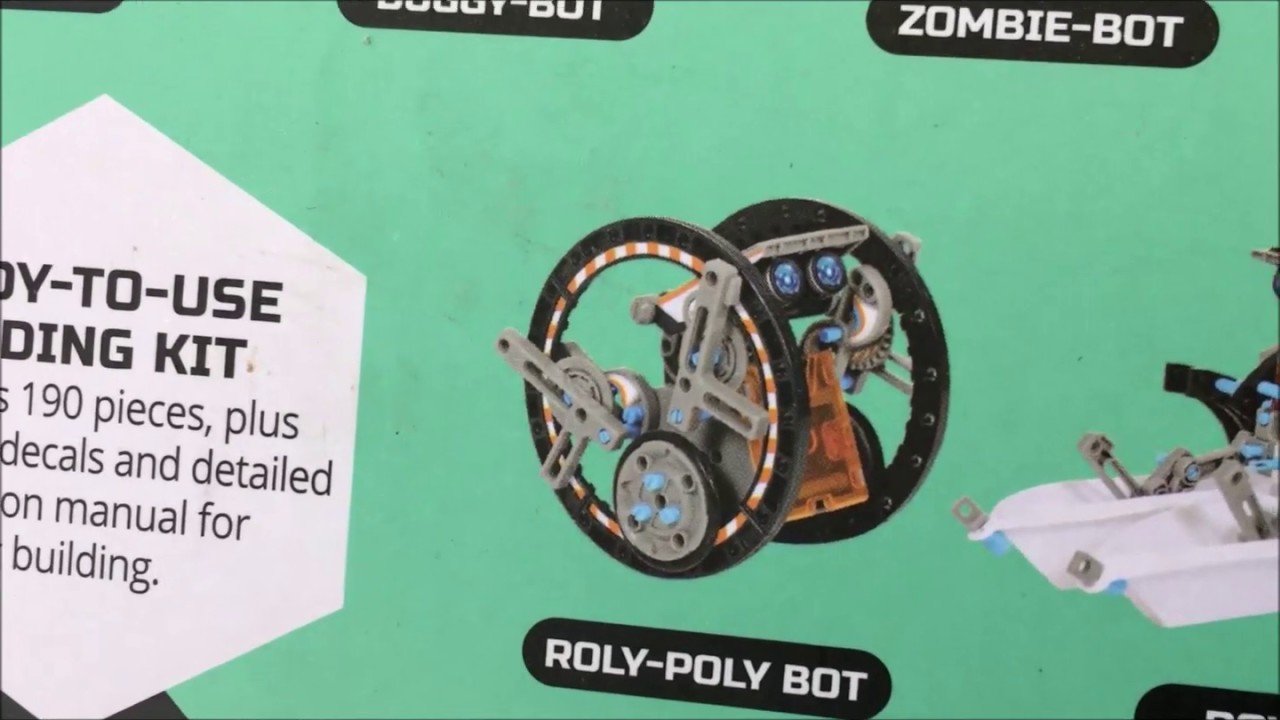 Solar Robot Roly Poly Bot build tutorial - YouTube