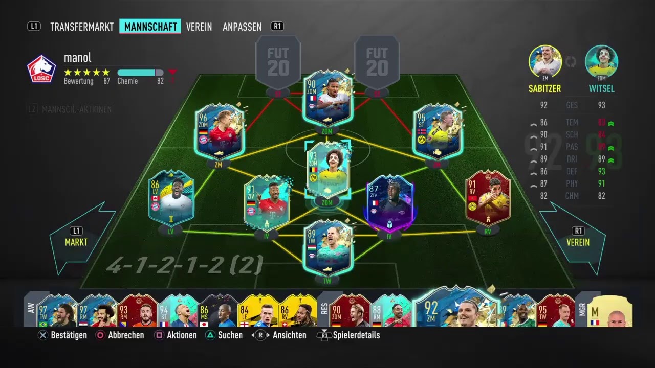 FIFA 20: SABITZER ERSPIELEN+NKUNKU SBC BEENDEN - YouTube