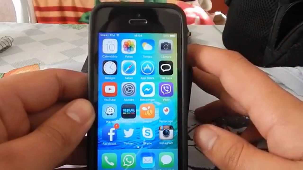Iphone 5 testando o IOS 9 Beta 1. - YouTube