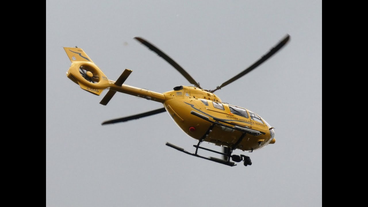 G-GSAS Scottish Ambulance Service H145 Helicopter attends incident at ...