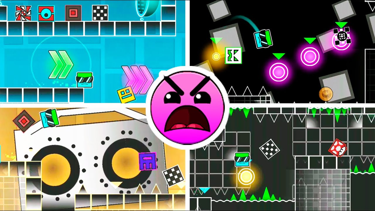 Geometry Dash - CORRIDA DE ÍCONES por VegasKoneko - YouTube