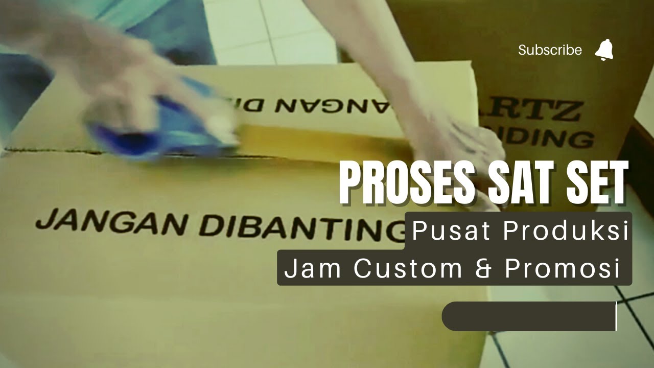 PROSES SAT SET, Pembuatan Jam Custom, Jam Promosi Terbaik - YouTube