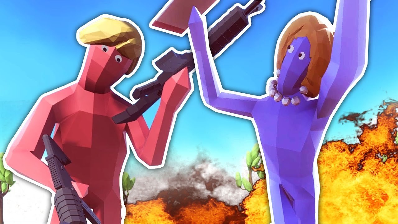TRUMP & CLINTON vs EVERYONE!? || Totally Accurate Battle Simulator ...