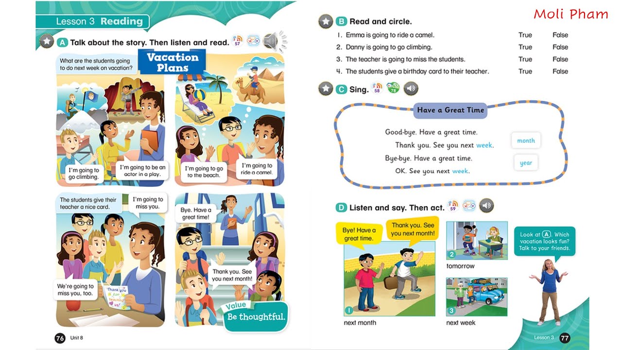 Everybody Up 4 - Unit 8 - Lessons 3 & 4 - YouTube