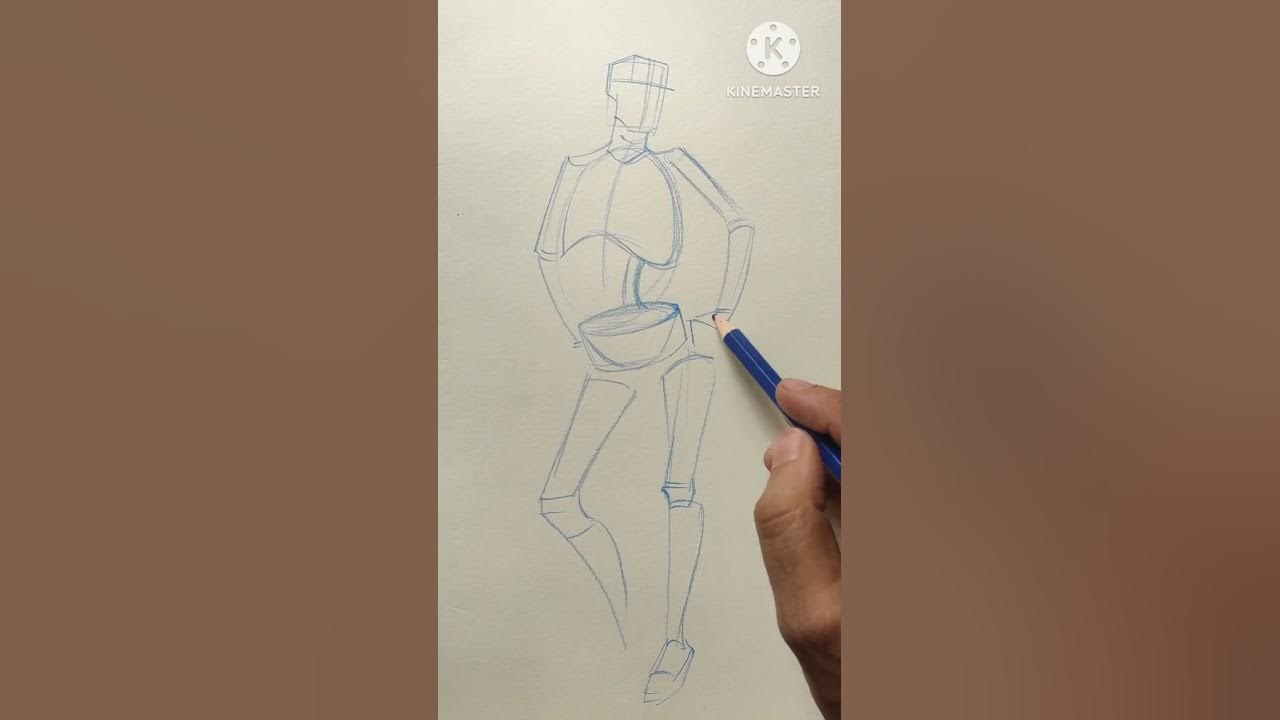 How to draw figure for beginners.easy way to draw figure step by step ...