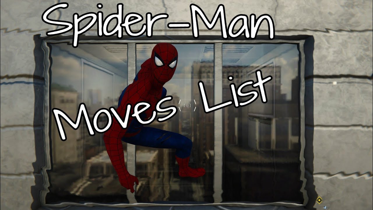 Marvel's Spider-Man PS4 Moves List!! - YouTube
