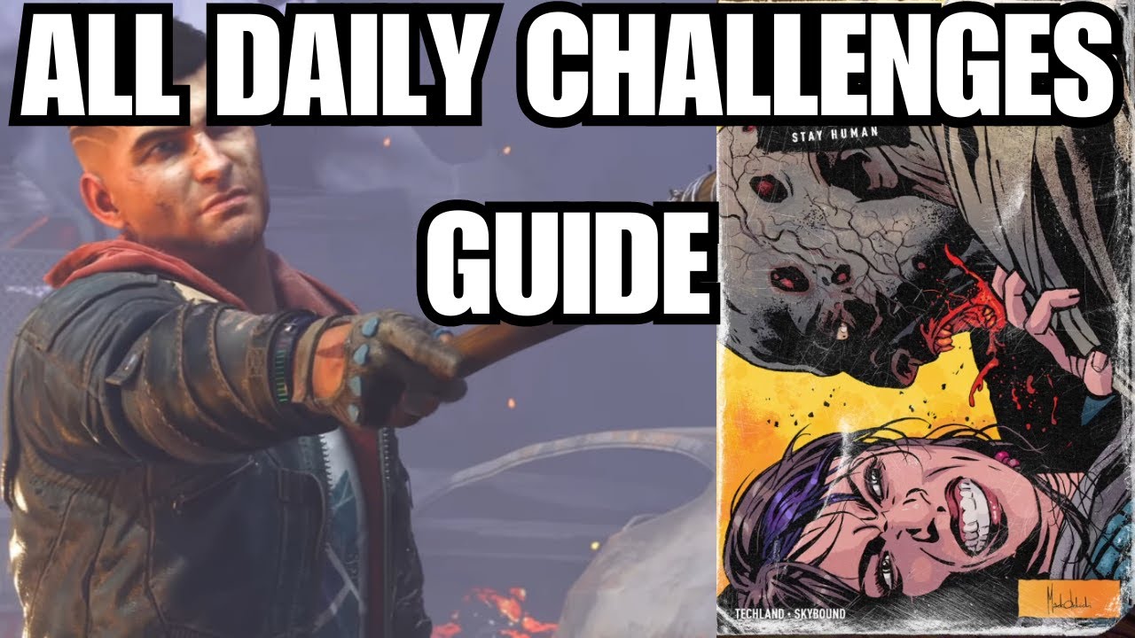 TWD/DL2 Crossover Event Daily (2-7) Challenges Easy Guide - YouTube