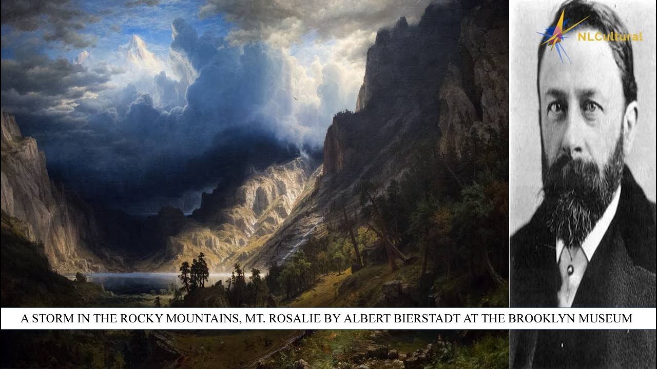 A Storm in the Rocky Mountains, Mt Rosalie Albert Bierstadt at the ...