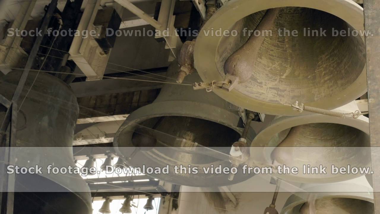 Church bells ring out from the belfry - YouTube