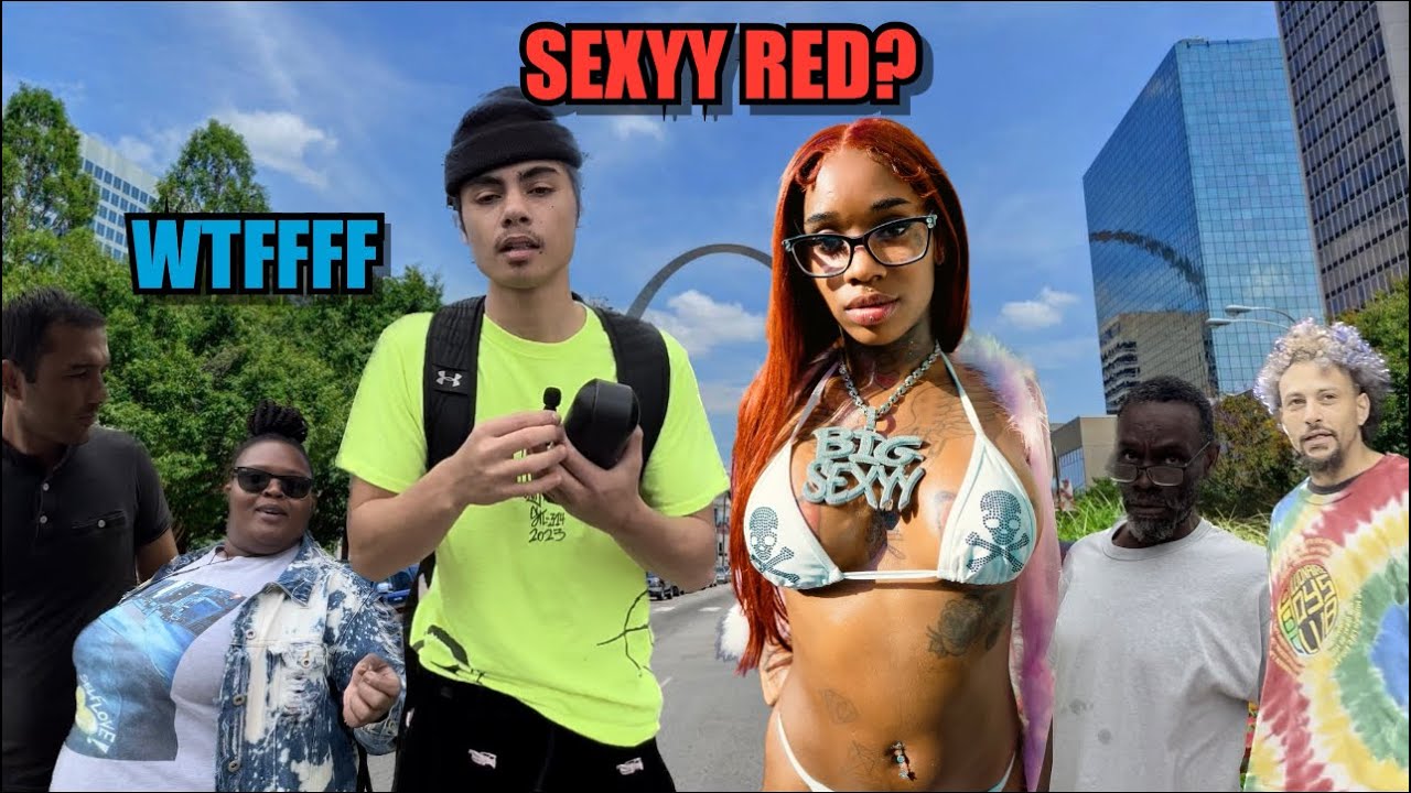 DO RANDOM STRANGERS KNOW WHO SEXXY RED IS? - YouTube