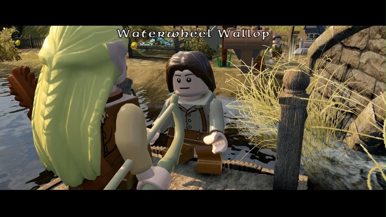 Waterwheel Wallop LEGO The Hobbit - YouTube