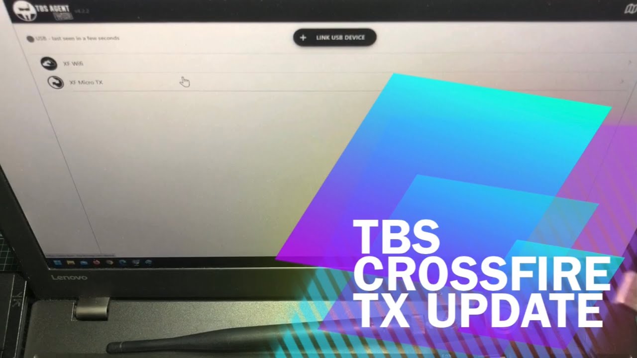 TBS CrossFire TX update (XF update) - YouTube
