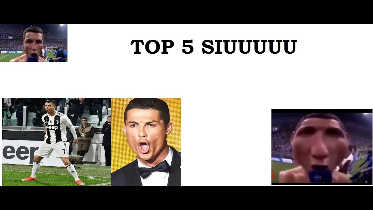 Top 5 siuuuu ronaldo - YouTube