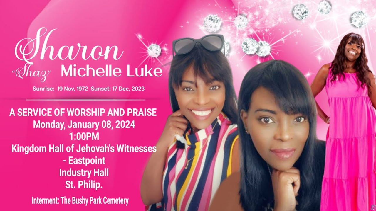 A Service of Worship and Praise for the Life of Sharon Luke - YouTube