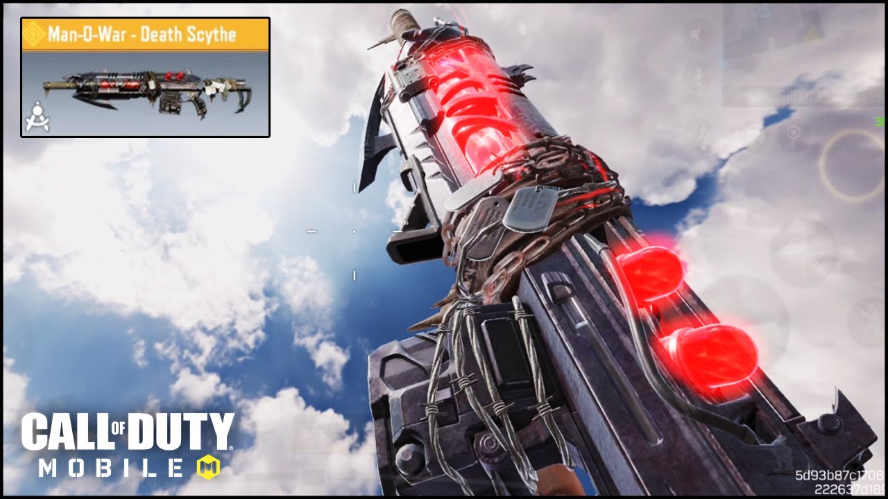 MAN-O-WAR DEATH SCYTHE GAMEPLAY COD MOBILE - YouTube