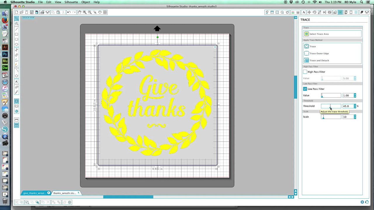 Silhouette Tutorial : Convert JPG or PNG to a Silhouette Studio File ...