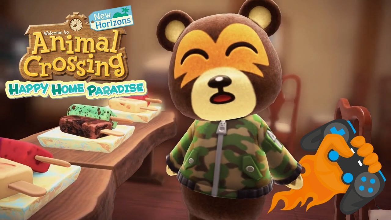 Retro Ice Cream Shop | Ike | Animal Crossing: Happy Home Paradise - YouTube