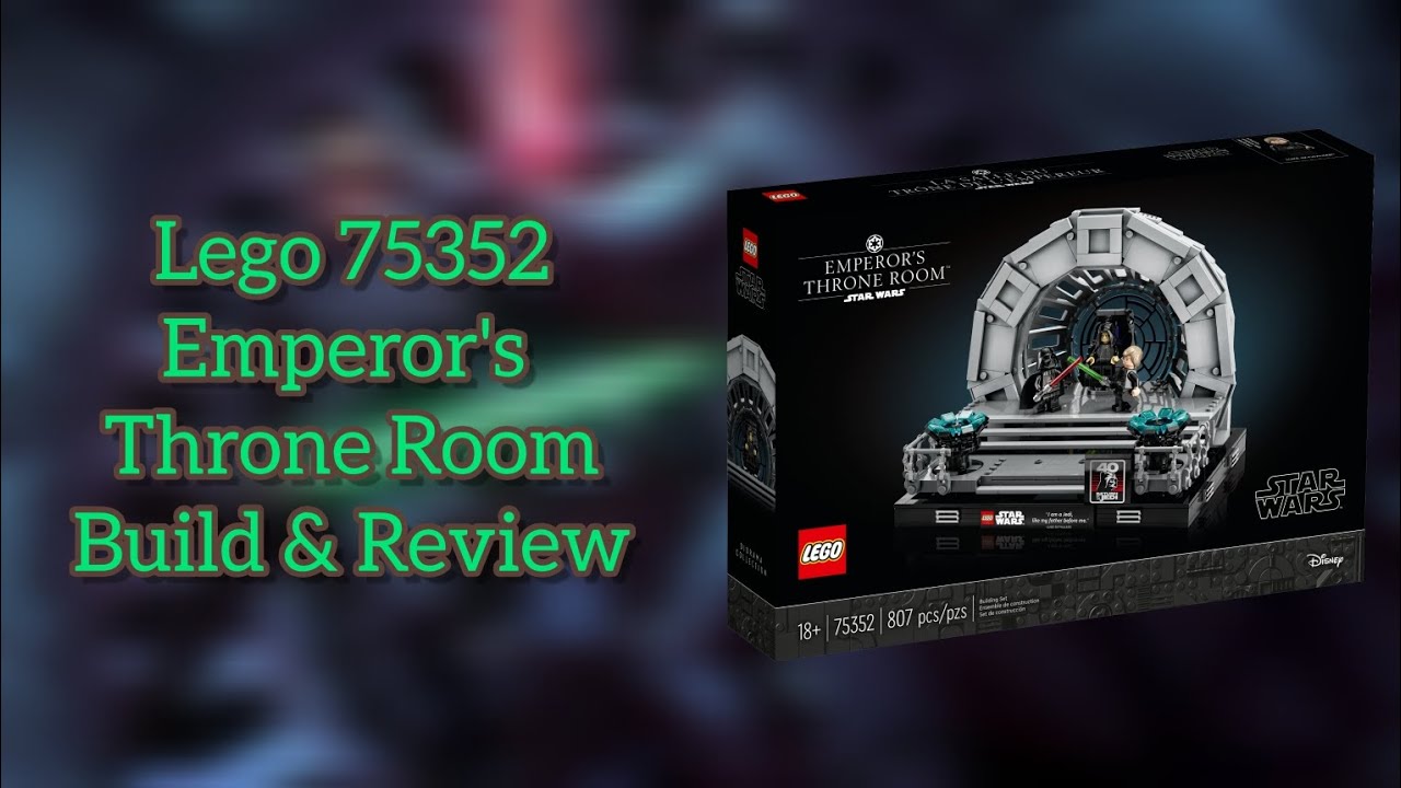 Lego 75352 - Emperor's Throne Room Build and Review - YouTube