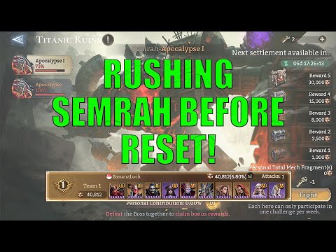 Semrah 1 in a rush | Guild Boss 2 [Watcher Of Realms] - YouTube