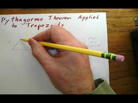 Pythagorean Theorem Applied to Trapezoids - YouTube