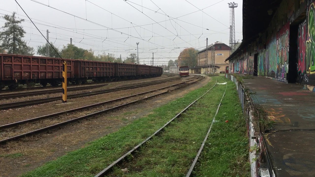 Vlak Jihlava město - OS 8349 Motorový Vůz 810 - YouTube