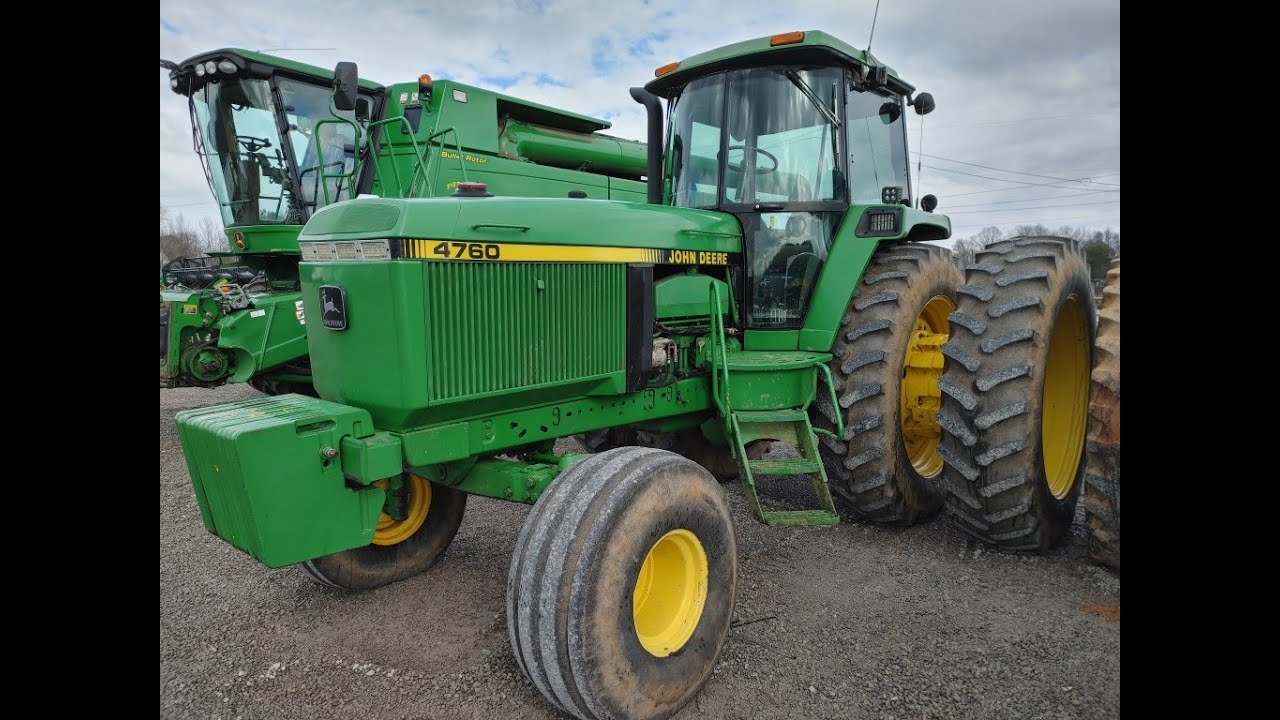 4760 John Deere Tractor to be auctioned by Fowler Auction - YouTube