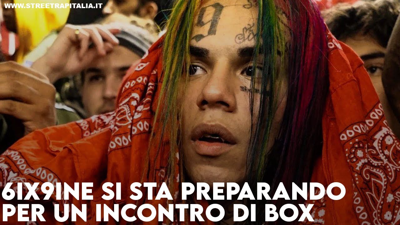 6IX9INE SI STA PREPARANDO PER UN INCONTRO DI BOX - YouTube