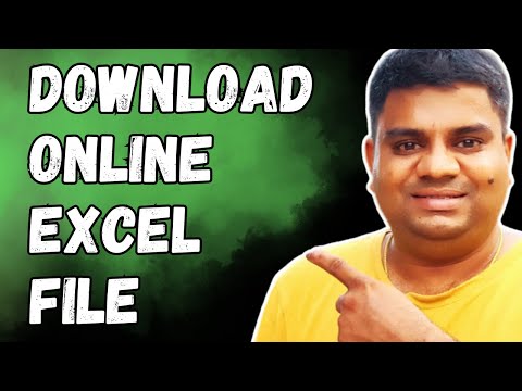 How to Download Excel Online File (Spreadsheet)