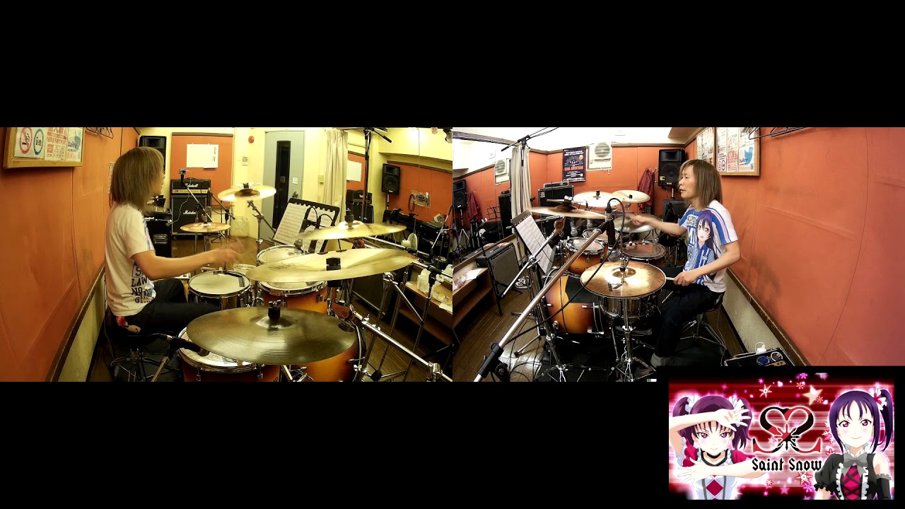 【ラブライブ！サンシャイン!!】Saint Snow Believe again【Drum Cover】 - YouTube