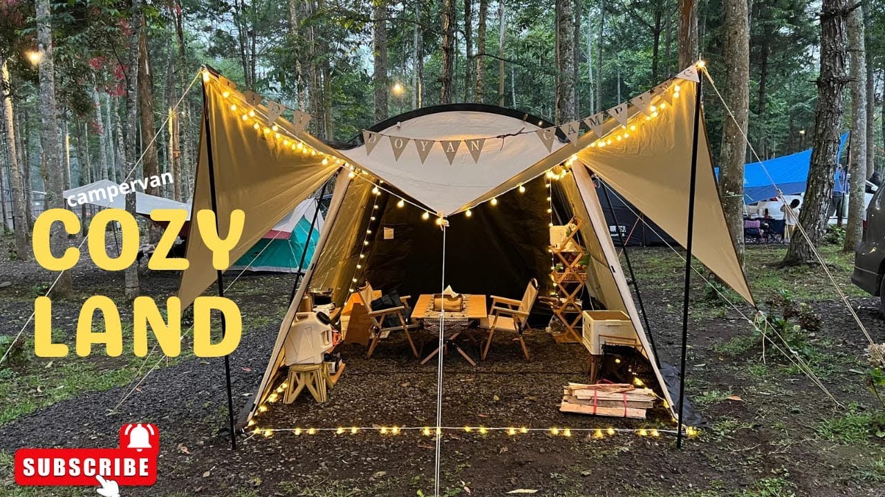 Campervan Cozy Land | Bee Glamping Family | Lembang - YouTube