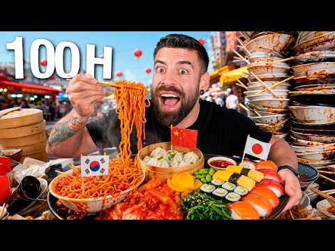 100 HORAS COMIENDO SIN DESCANSO en MI VIAJE por TODA ASIA