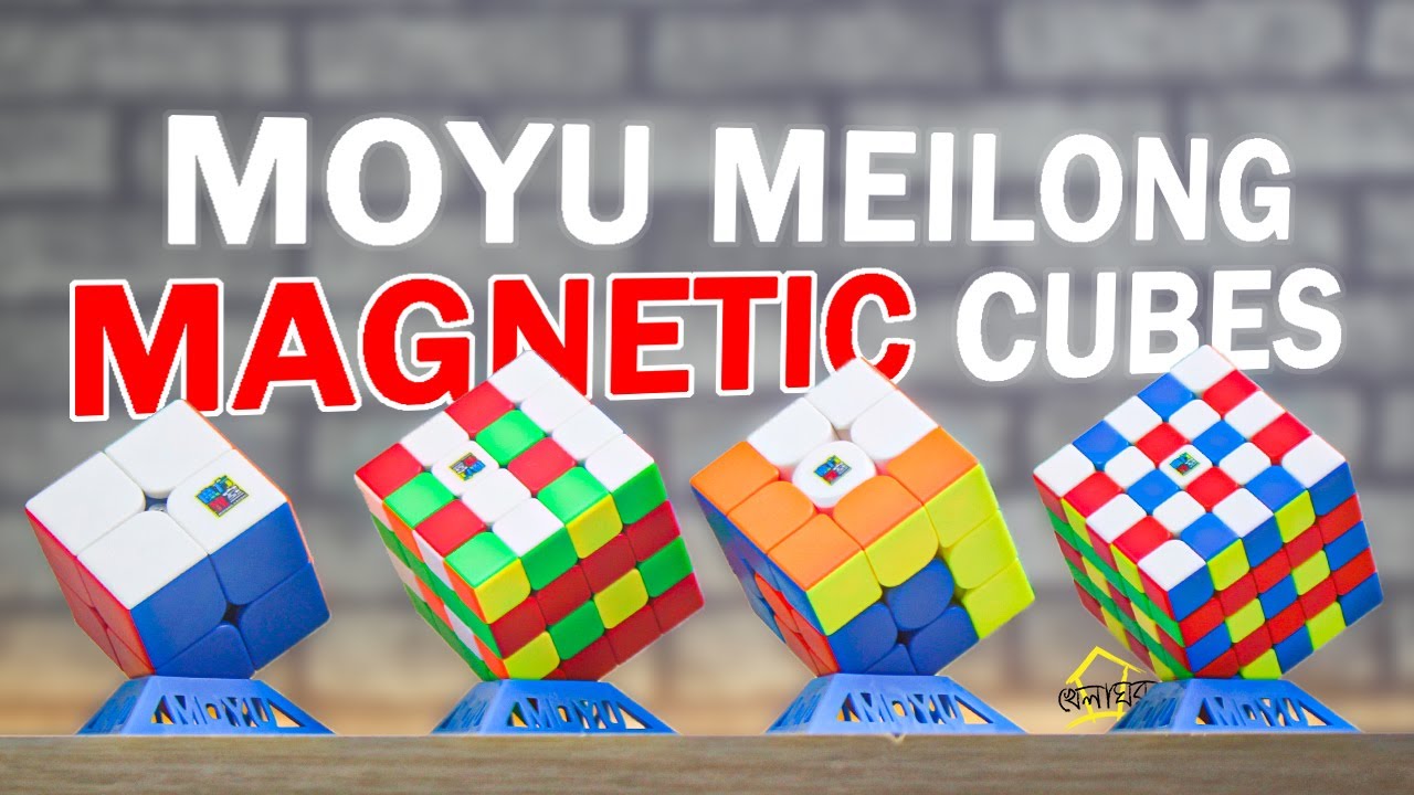 Best Budget Magnetic Rubik's Cubes review & price. MoYu Meilong 2M, 3M ...