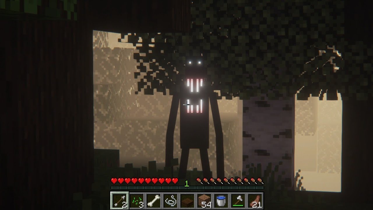 Surviving The Man From The Fog in Minecraft Survival - YouTube