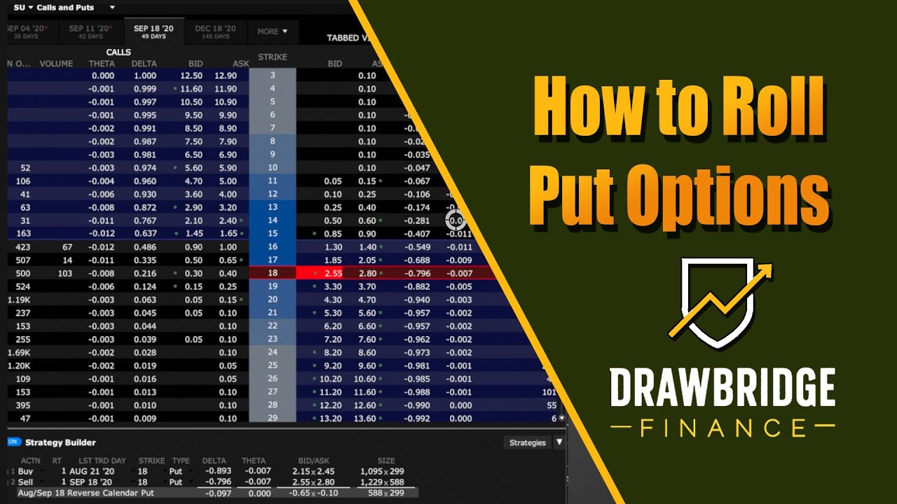 Rolling Naked Put Options: How to roll naked puts in Interactive ...