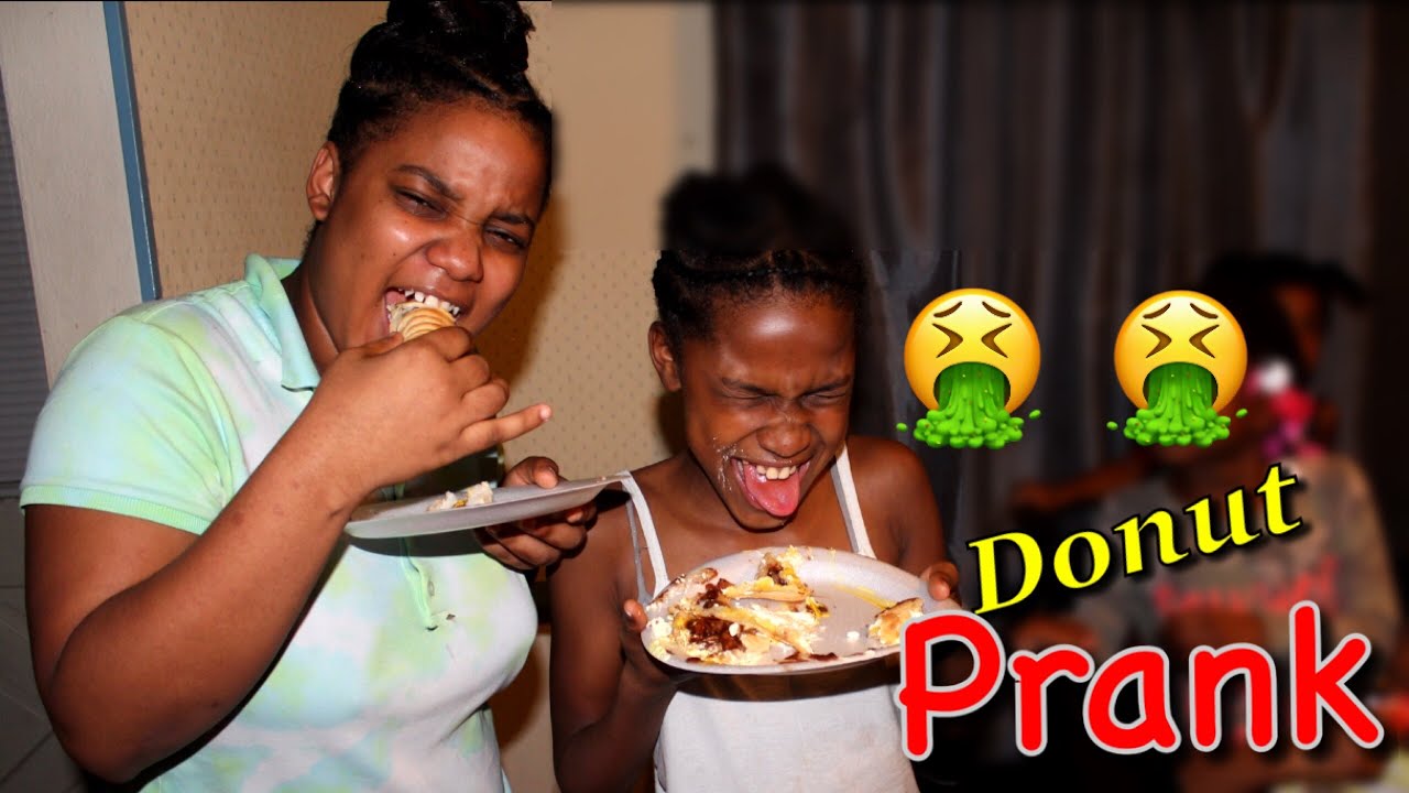 DONUT PRANKS | MUSTARD FILLED DONUT PRANK ON KIDS (Hilarious) - YouTube