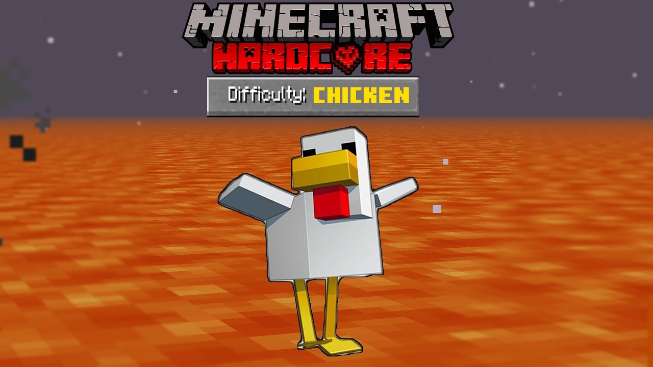 Can I Survive Minecraft Hardcore As A Chicken ? (Hindi) - YouTube