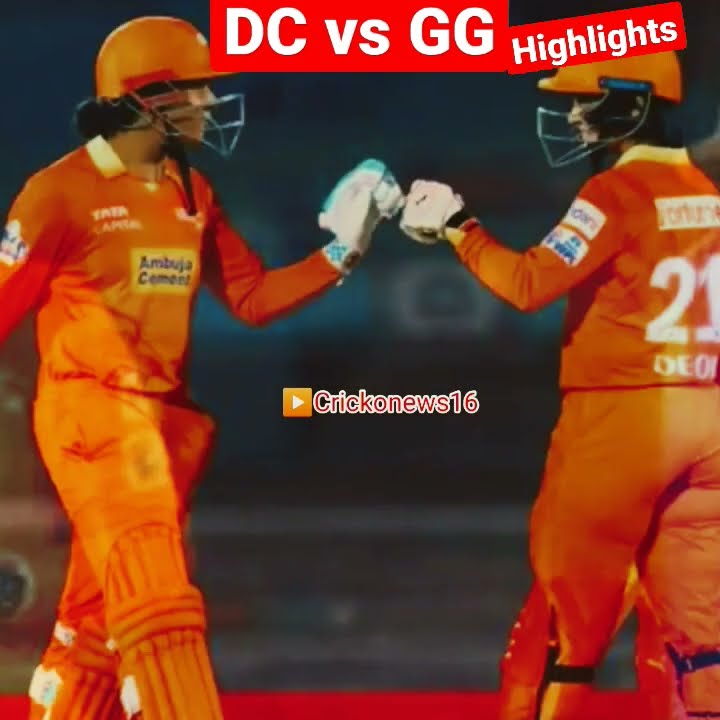 DC vs GG wpl Highlights/wpl 2023/dc vs gg - YouTube