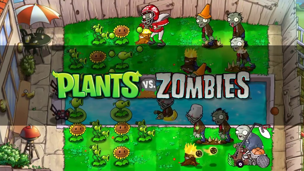 Plants vs Zombies Daytime Level 1 - YouTube