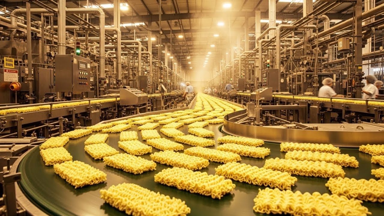 Inside an Instant Noodle Factory – How Millions of Cups Are Made Every ...