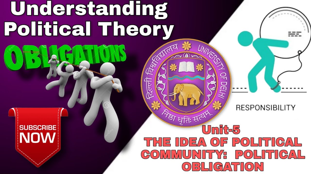 Unit-5 THE IDEA OF POLITICAL COMMUNITY: POLITICAL OBLIGATION ...