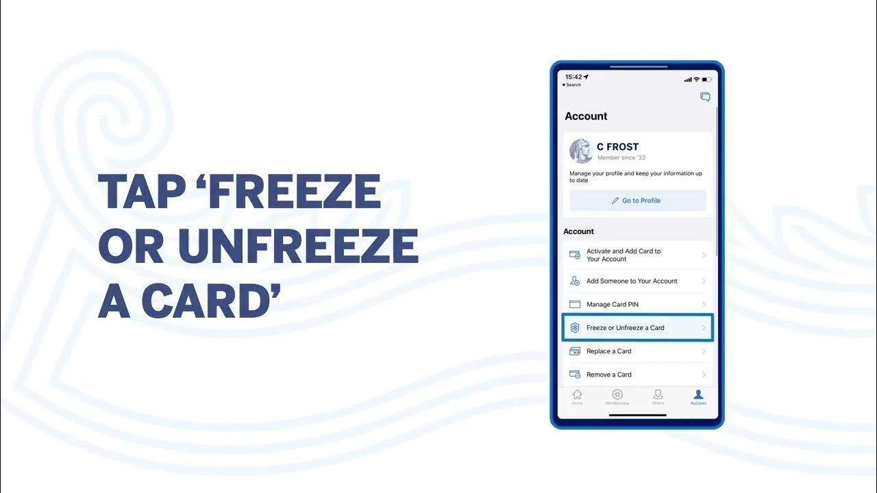 How to freeze and unfreeze your Card with the American Express® App - YouTube
