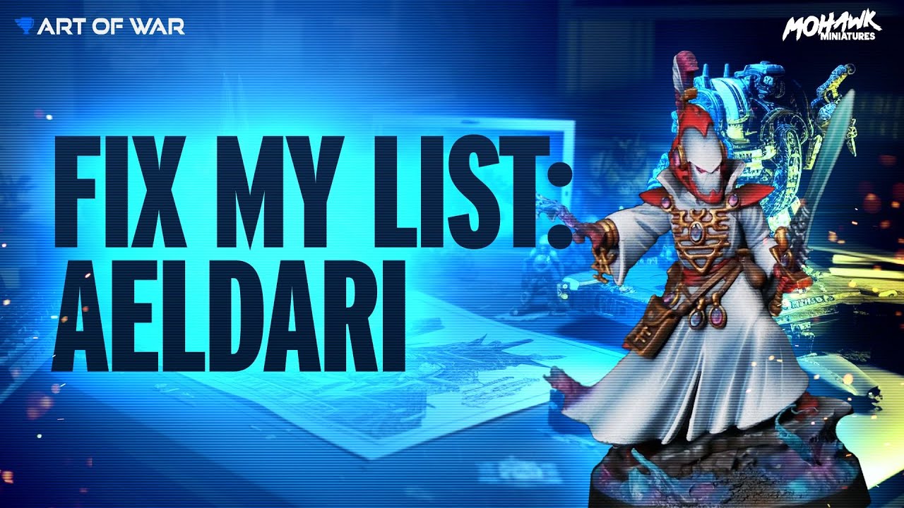 Art of War fixes Aeldari lists for Warhammer 40k 10th edition - YouTube