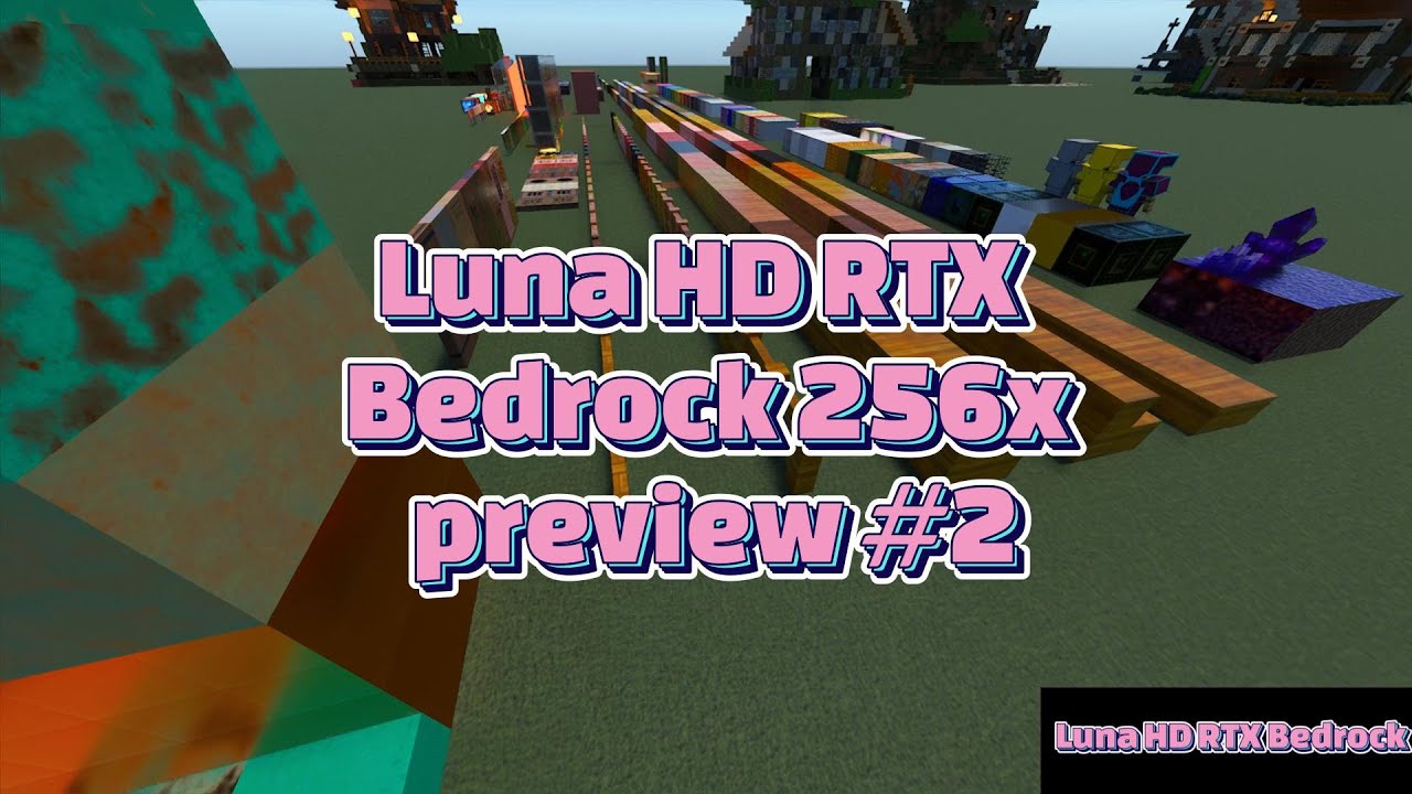 Luna HD RTX Preview 256x Minecraft Bedrock #minecraftshaders #shaders # ...