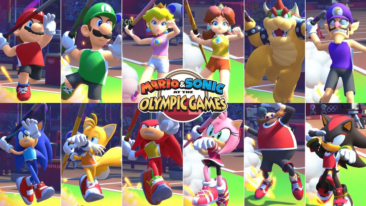 Mario & Sonic At The Olympic Games Tokyo 2020 - Javelin Throw // All ...