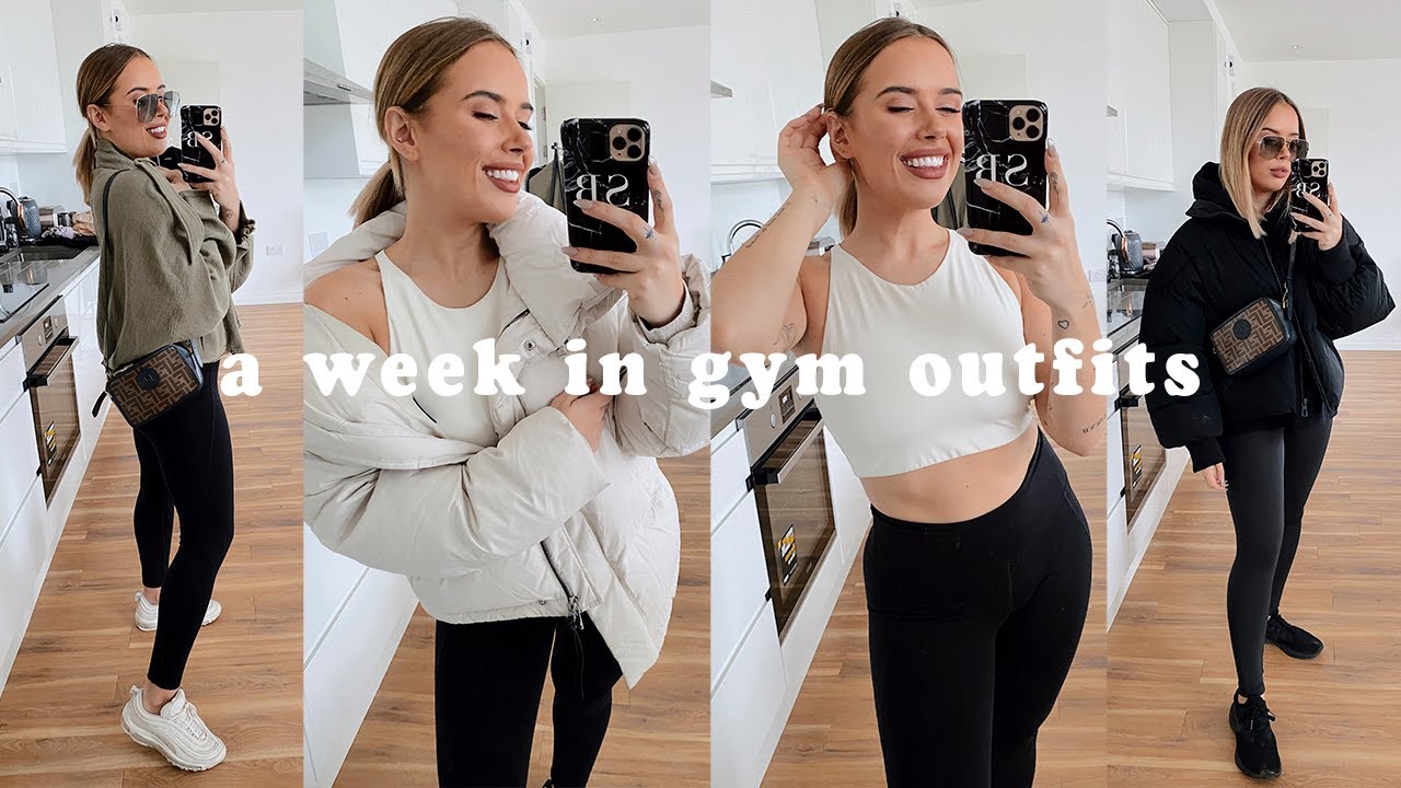 A WEEK IN GYM WEAR/ACTIVE WEAR | Hello October - YouTube