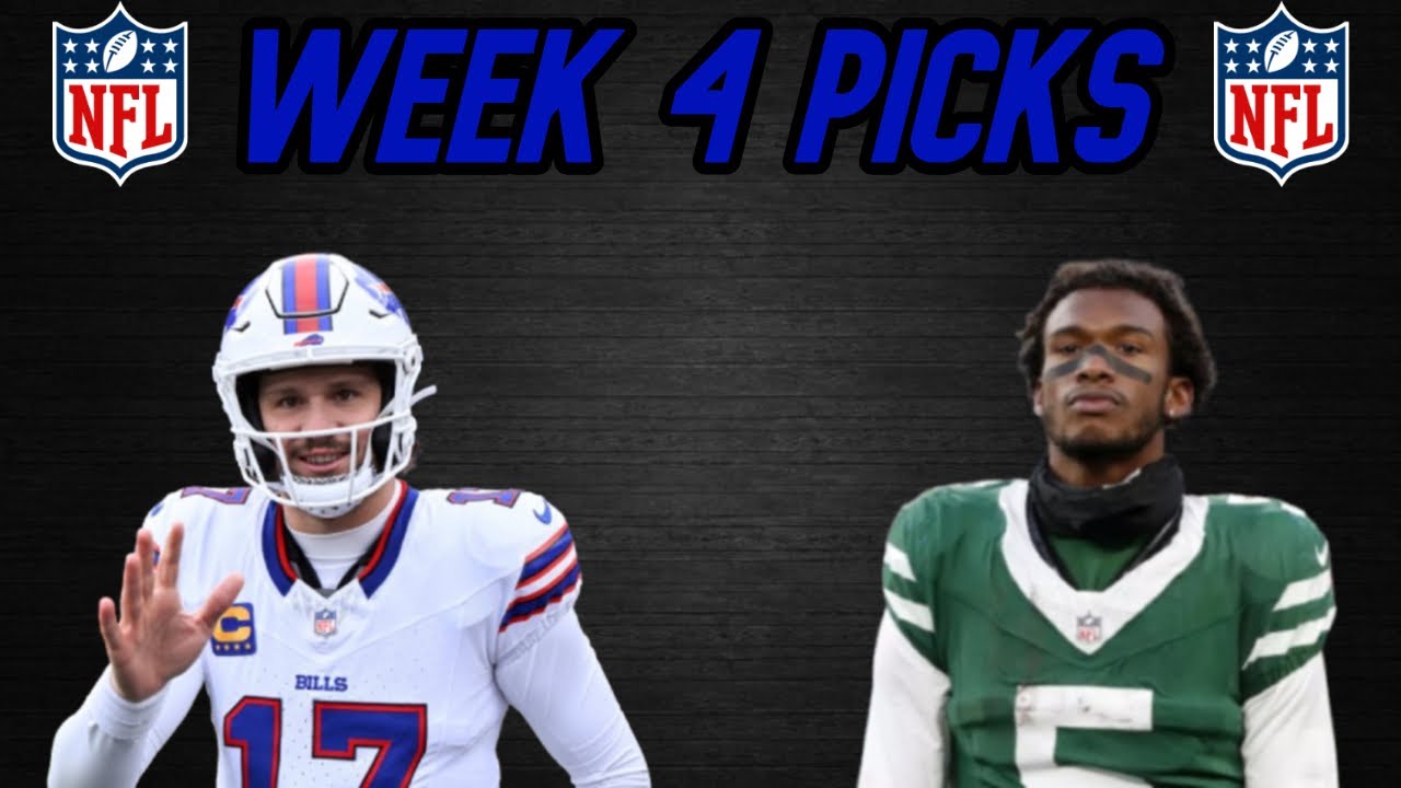 NFL Week 4 Game Picks + Power Rankings - YouTube