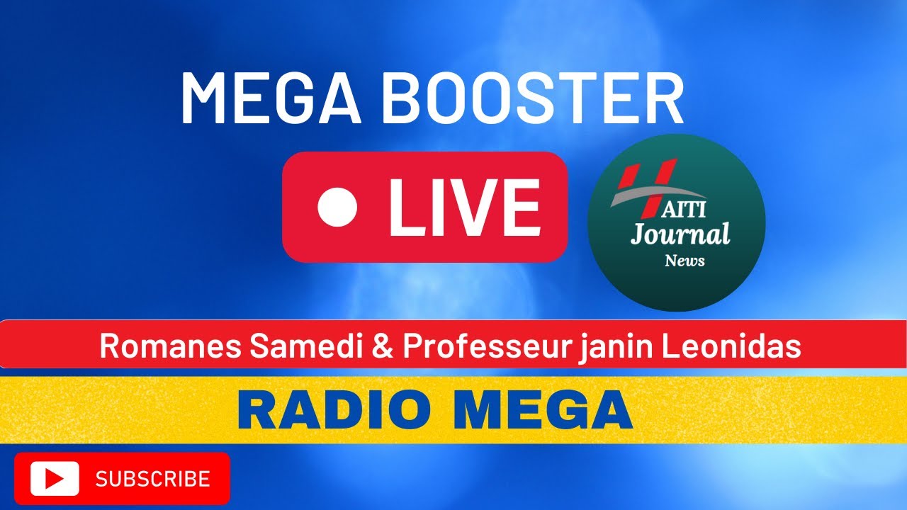 Mega Booster 07 Septembre 2023 sou Radio Mega avec Romanes Samedi, Prof ...